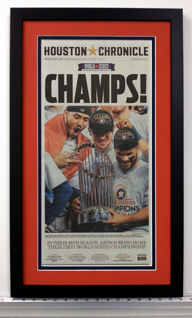 Custom Jersey Framing | Fastframe Houston Picture Framing